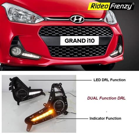 Buy New Grand I10 Dual Function Led DRL Day Time Running Lights