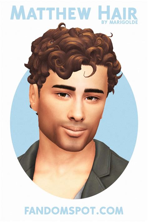 Best 12 30 Best Short Curly Hair Cc For The Sims 4 Guys Girls Artofit