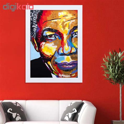قیمت و خرید تابلو گالری استاربوی طرح نلسون ماندلا مدل هنری Hl337