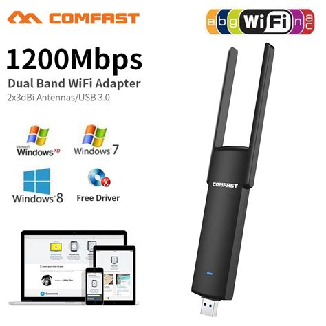 1200mbps 5ghz 2 4ghz Usb Wifi Adapter Usb3 Dual Band Mt7612u Wi Fi Antenna Dongle Lan Adaptor