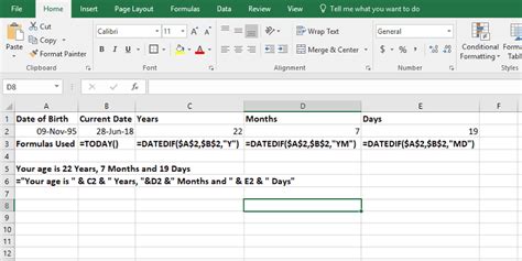 How To Calculate Excel Date Difference Using DATEDIF Function The