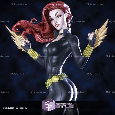 Black Widow Stl Files 3d Printable Classic Specialstl