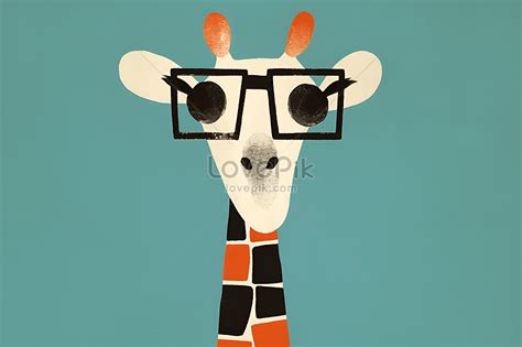 기린 그림 일러스트 무료 다운로드 Lovepik