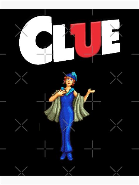 Clue Board Game Poster For Sale By Roubika Redbubble