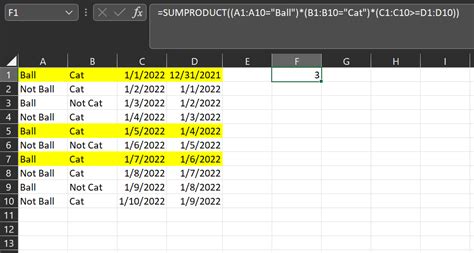 Excel COUNT IF Column Another Column AND Equals X Stack Overflow