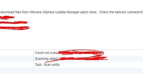 host cannot download files from vmware vsphere update manager patch store