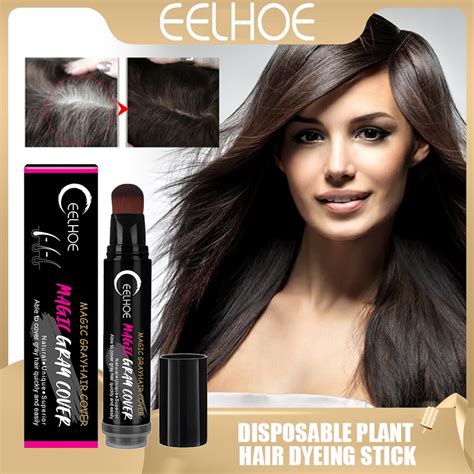 Eelhoe Disposable Plant Hair Dye Stick Temporary Complementary Color Agent For Blackening