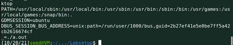 seed 2 0 softwarelab1 environment variable and setuid sung s blog