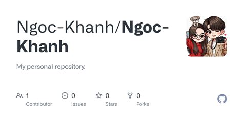 Github Ngoc Khanhngoc Khanh My Personal Repository