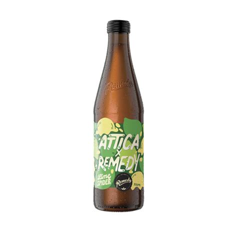 Buy Remedy Kombucha X Attica Lime Spider 330ml Coles