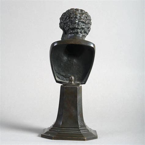 Late 18th Century Grand Tour Bronze Bust Of Emperor Lucius For Sale At