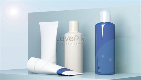 화장품 프로토 타입 배경 사진 및 창의적인 일러스트 무료 다운로드 Lovepik