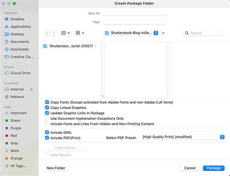 How To Package An InDesign File In 4 Simple Steps
