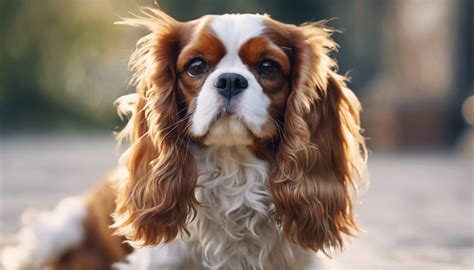 Cockalier Sidewalk Dog