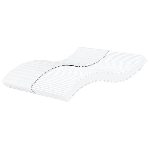 Matelas En Mousse Blanc 160x220 Cm Dureté H2 H3 Vidaxl Leroy Merlin