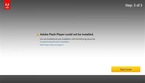 No Puedo Instalar Adobe Flash Player