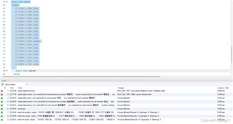 Mysql学生信息数据库表格的创建和填充使用mysql创建出项目数据库、数据表、以及各字段针对项目为各数据表进行填充数据 Csdn博客
