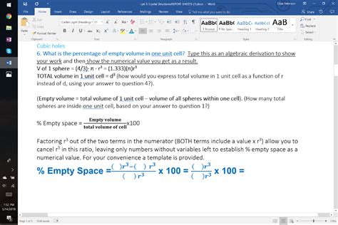 solved need help with this for simple cubic body centered