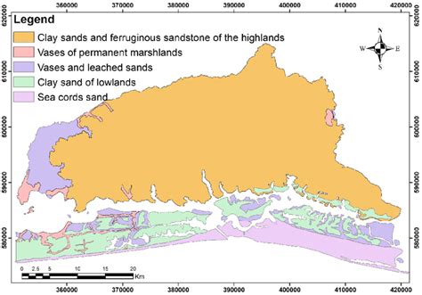 Soil Class Map Used For Deriving The Hydrological Soil Group