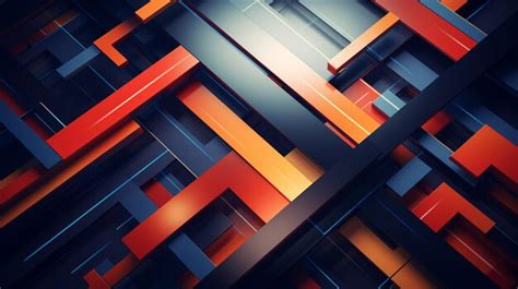 Premium Ai Image Geometric Constructivism Background