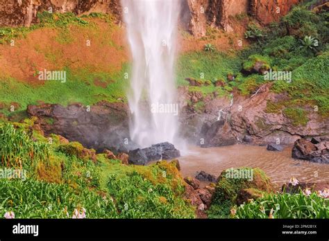Scenic View Of Sipi Waterfall In Kapchorwa Mount Elgon Region Uganda