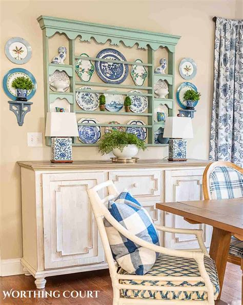 Blue And White Breakfast Nook Decorating Ideas Worthing Court Diy