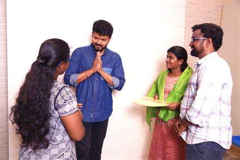 KARTHIK DP On Twitter Thalapathy Actorvijay Extended A Personal