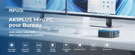 NiPoGi AK1 Plus Avis Sur Ce Mini PC à Moins de 200