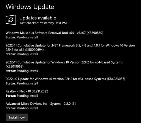 Finally Got Win 10 Dual Boot Working Safe To Install These Updates Really Dont Wanna Do