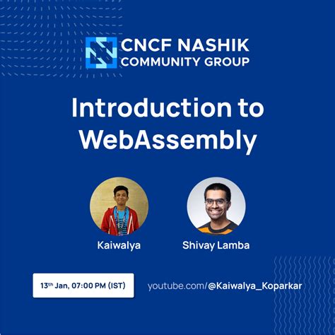 See Introduction To Webassembly At Cncf Cloud Native Nashik