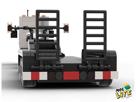 Lego Moc Mercedes Lorry With Trailer By Moclife Rebrickable Build