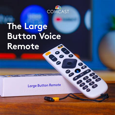Comcast Our Large Button Voice Remote Helps Create A