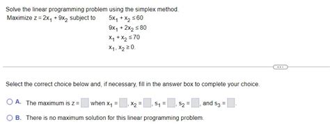 Solved Solve The Linear Programming Problem Using The Chegg