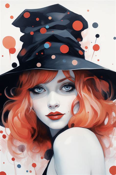 Woman Portrait Popular Character Art Modern Pop Art Style Colorful