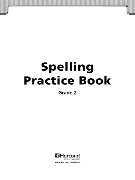 Spelling Practice Book Grade 2 Pdf Copyright Books