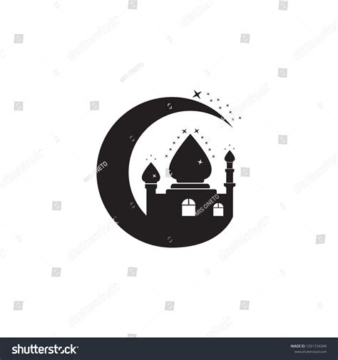 Islamic Mosque Logo Vector Icon Template Stock Vector Royalty Free
