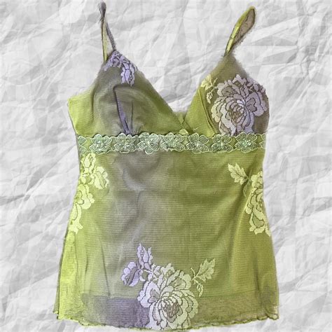 Vintage Y K Lace Fairy Top Flower Trim Around Depop