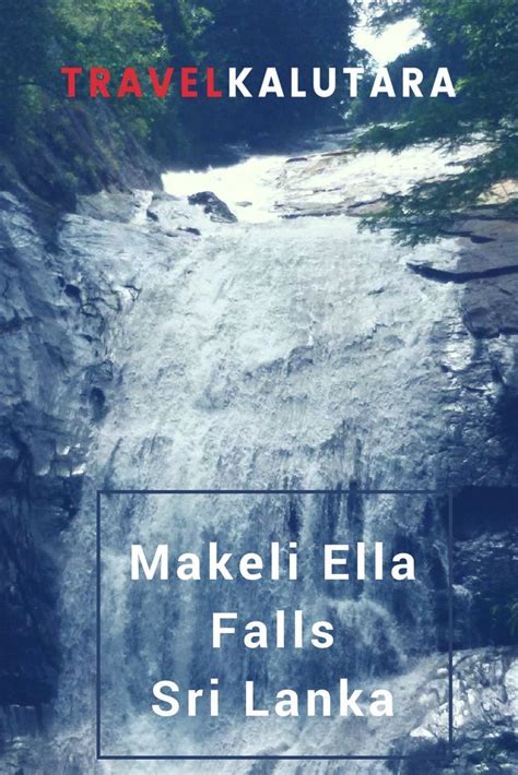 The Makeli Ella Falls Is A Beautiful Waterfall That Offers Scenic Views And Is Worth A Trip To