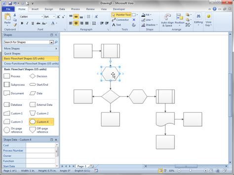 Shift Flowchart Shapes Automatically Visio Guy