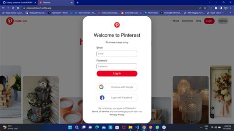 GitHub Venkycoder Pinterest Clone The Pinterest Shares All The Post Pins User Can Post
