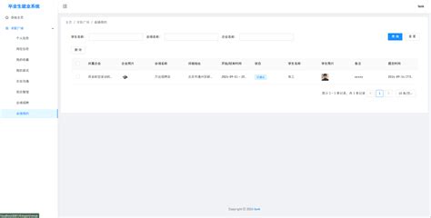 基于springboot的毕业生就业信息系统