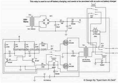 Simple Mini Ups Circuit Diagram