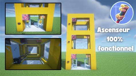 TUTO Faire Un Ascenseur 100 FONCTIONNEL Sur Minecraft YouTube
