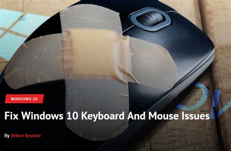 How To Fix Windows Mouse And Keyboard Not Working Issue