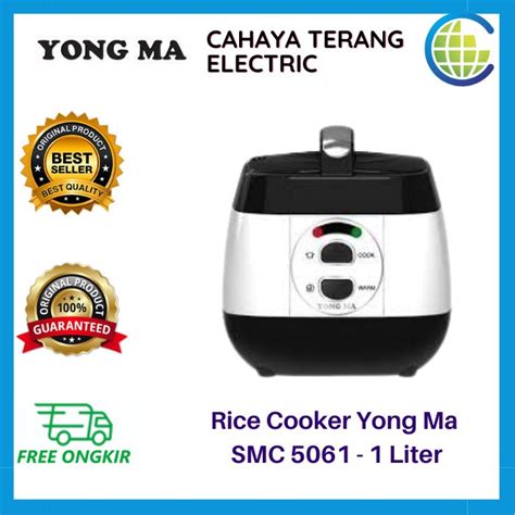 Jual Yong Ma Rice Cooker Magic Com Yongma Smc5061 Smc 5061 1 Liter Shopee Indonesia