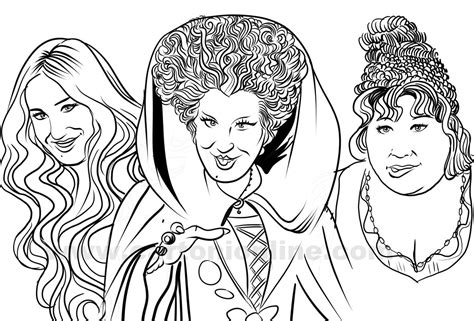Dibujo De Hocus Pocus 01 De Hocus Pocus Para Colorear