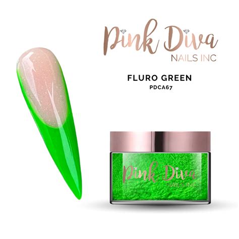 Fluro Green Pink Diva