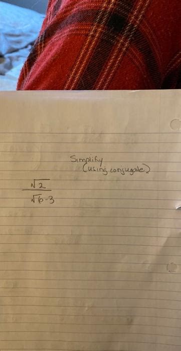Simplify Using Conjugate 6−32