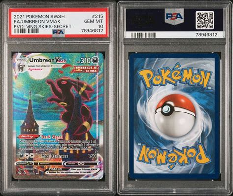 Mavin 2021 215 Umbreon Vmax Alternate Art Secret Rare Pokemon Tcg