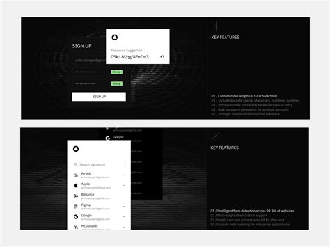 Passflow Password Manager Landing Page By Odama On Dribbble